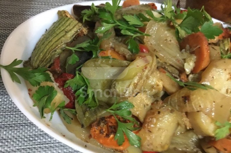 Baked Vegetable Garnish Recipe - TarifMotoru