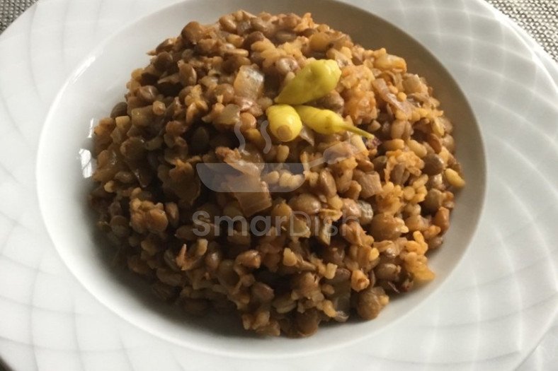 Bulgur Rice With Lentils Recipe - TarifMotoru