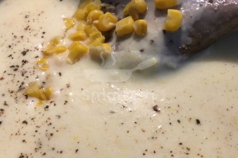 Milk Corn Soup (Seasoned Corn Soup) Recipe - TarifMotoru